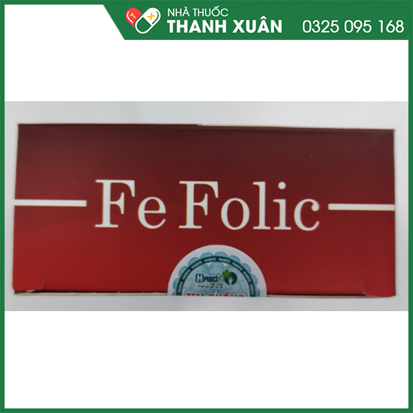 Fe Folic bổ sung sắt tái tạo hồng cầu