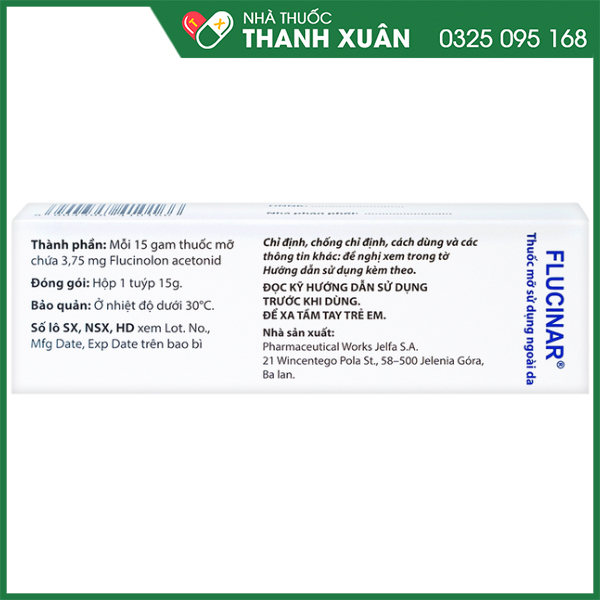 Flucinar trị viêm da