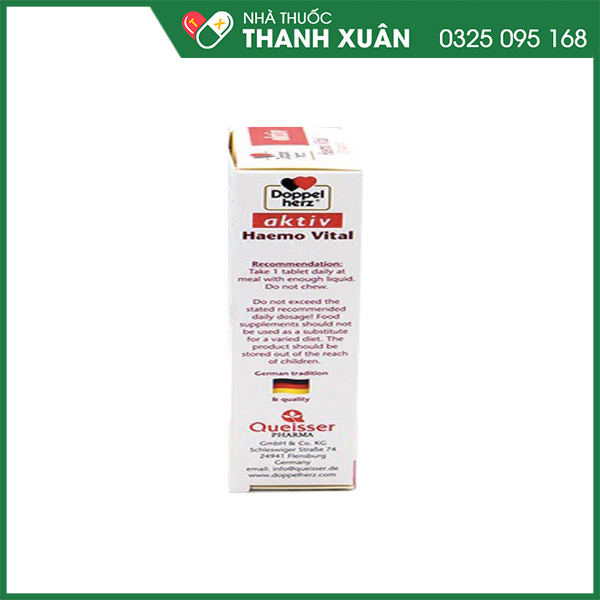 Haemo Vital vitamin bổ sung sắt