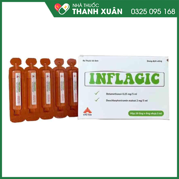 Inflagic điều trị dị ứng, kháng viêm