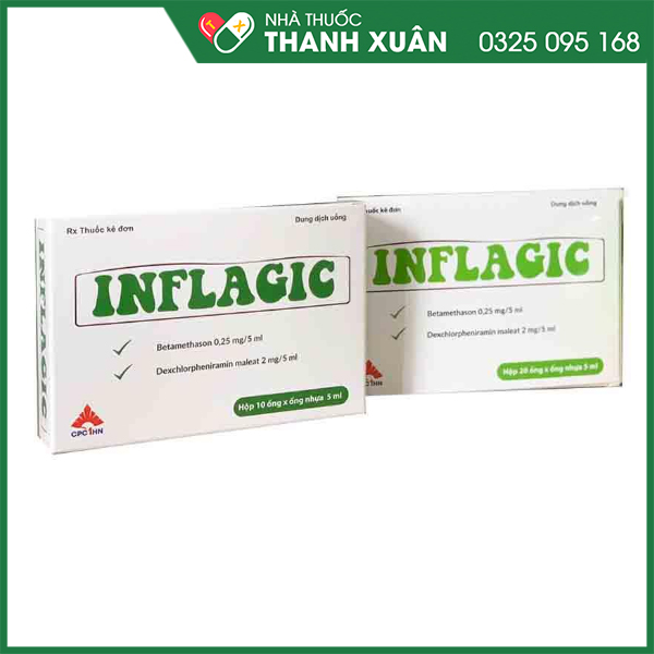 Inflagic điều trị dị ứng, kháng viêm