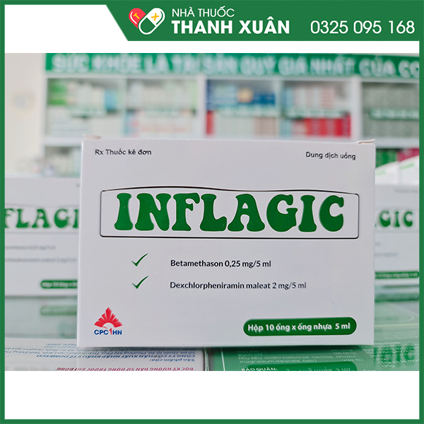 Inflagic điều trị dị ứng, kháng viêm