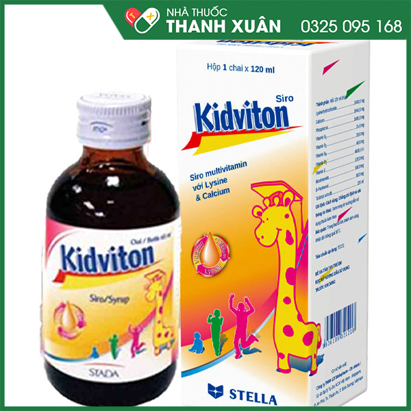 Kidviton bổ sung vitamin và khoáng chất cho trẻ em