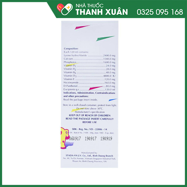 Kidviton bổ sung vitamin và khoáng chất cho trẻ em