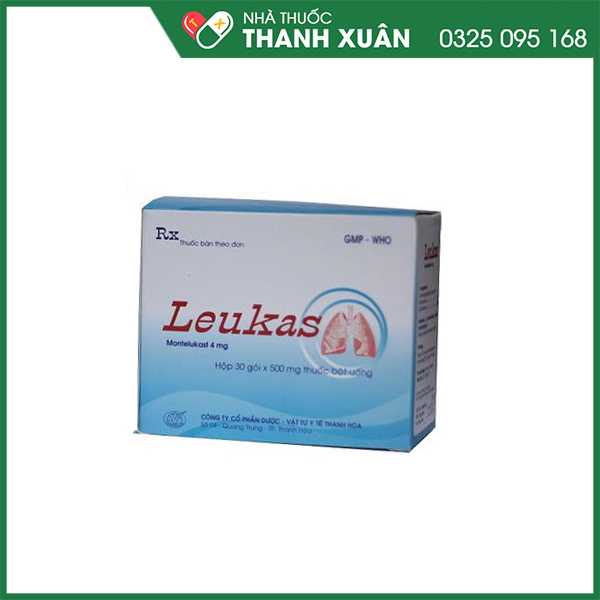 Leukas điều trị hen phế quản