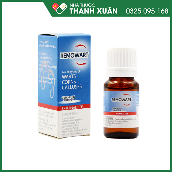 Remowart điều trị các loại mụn cóc