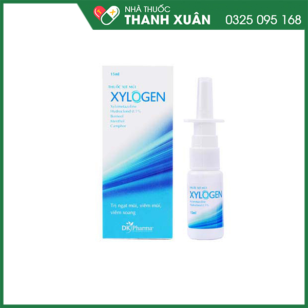 Xylogen điều trị ngạt mũi, viêm mũi dị ứng, viêm xoang