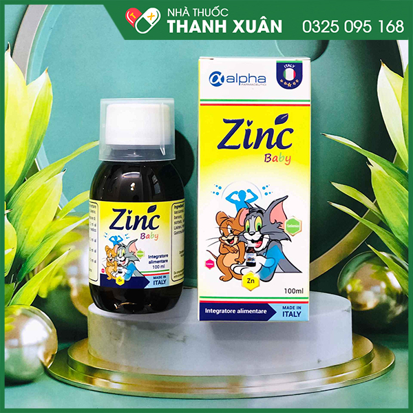 ZinC Baby tăng sức đề kháng, cải thiện tiêu hóa