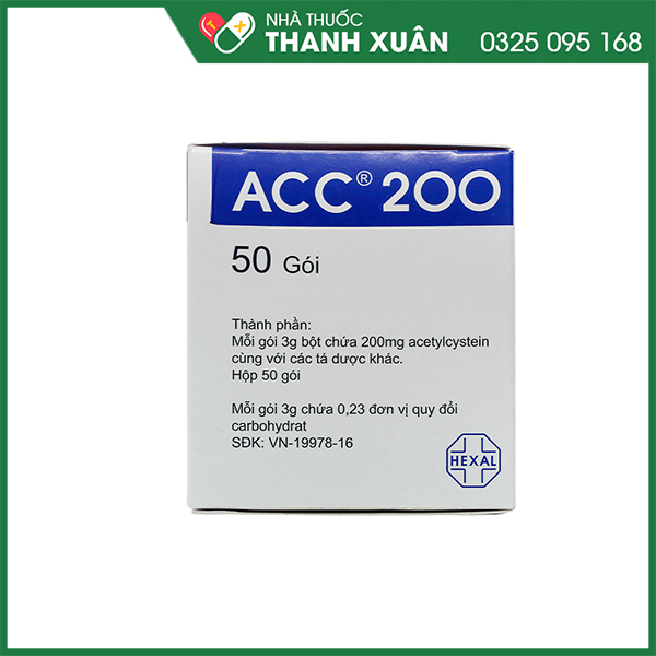 ACC 200 giúp tiêu đờm cho cả trẻ em và người lớn