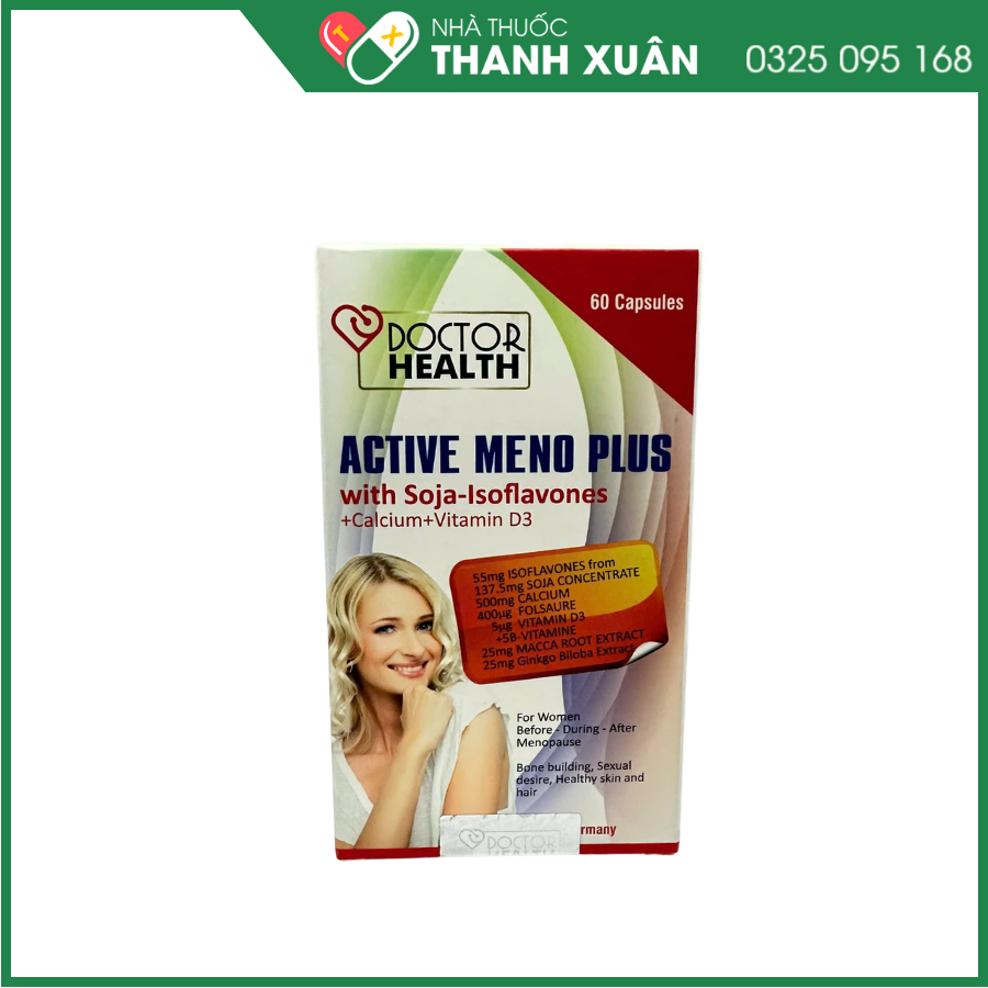 Active Meno Plus hỗ trợ cân bằng nội tiết tố nữ