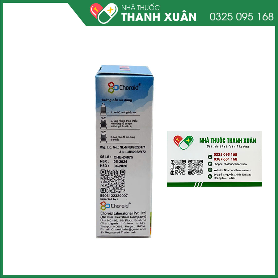 Atropia điều trị mỏi mắt và kiểm soát sự tiến triển của cận thị