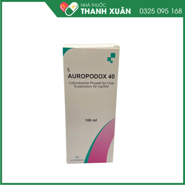 Thuốc Auropodox 40 điều trị nhiễm khuẩn