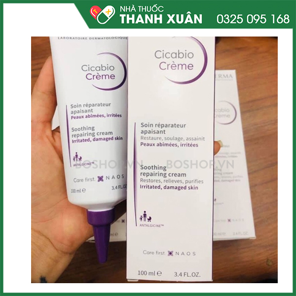 Bioderma Cicabio Creme - kem phục hồi da