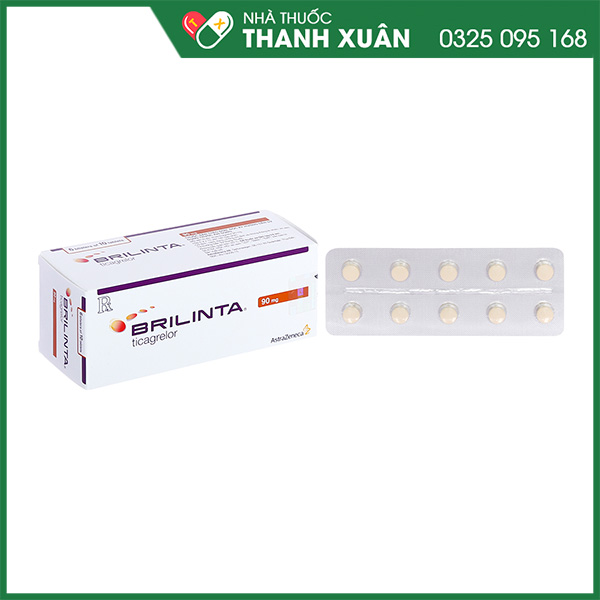 Brilinta 90mg - Thuốc chống đông và phòng ngừa huyết khối