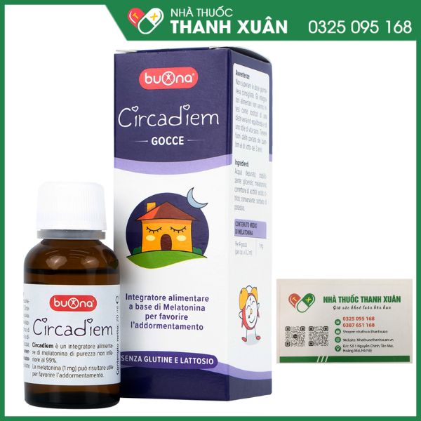 Buona Circadiem dung dịch hỗ trợ giúp bé ngủ ngon