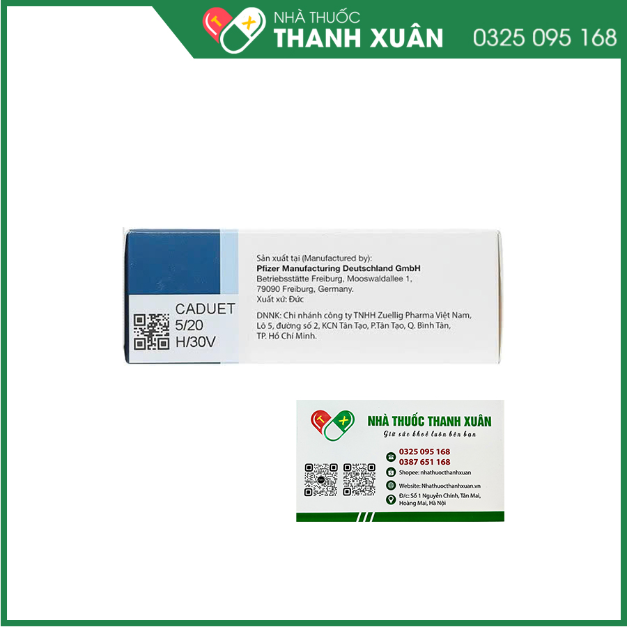 Caduet 5mg/20mg thuốc điều trị tăng huyết áp ở bệnh nhân cần điều trị ...