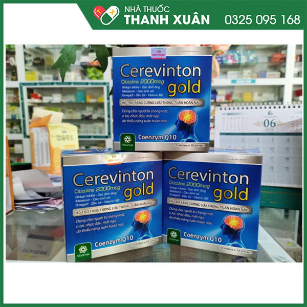 Hoạt huyết dưỡng não Cerevinton Gold