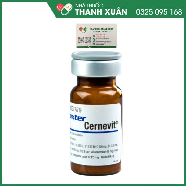 Cernevit Baxter - Thuốc tiêm bổ sung vitamin và khoáng chất