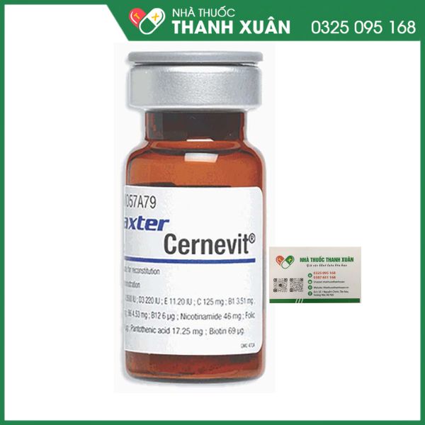 Cernevit Baxter - Thuốc tiêm bổ sung vitamin và khoáng chất