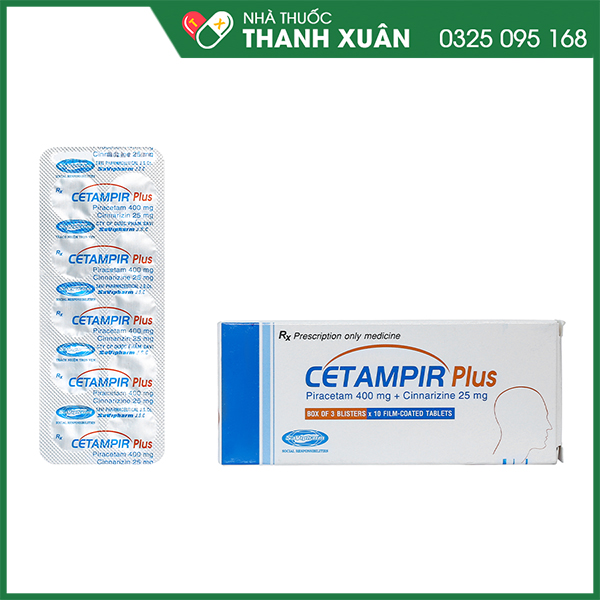 Cetampir plus trị rối loạn thiểu năng vỏ não