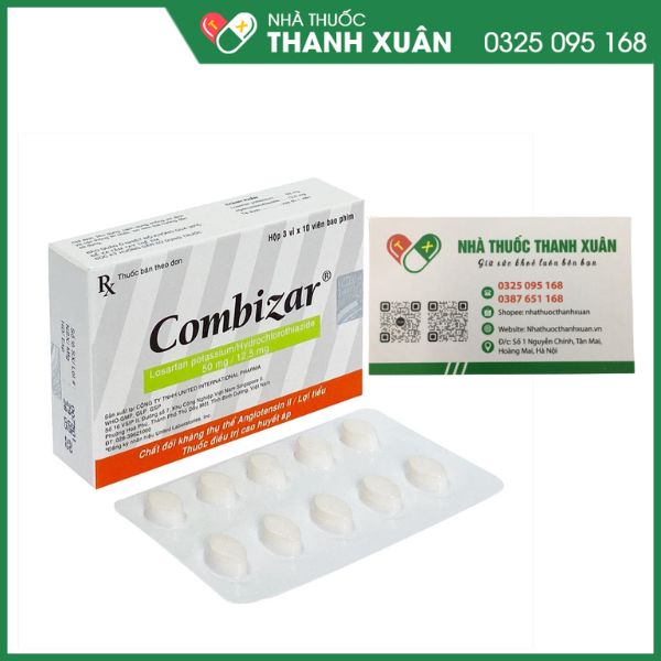 Combizar trị tăng huyết áp