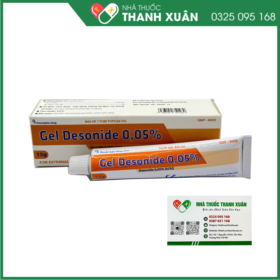 Gel Desonide 0,05% điều trị viêm da cơ địa từ nhẹ đến trung bình ở ...