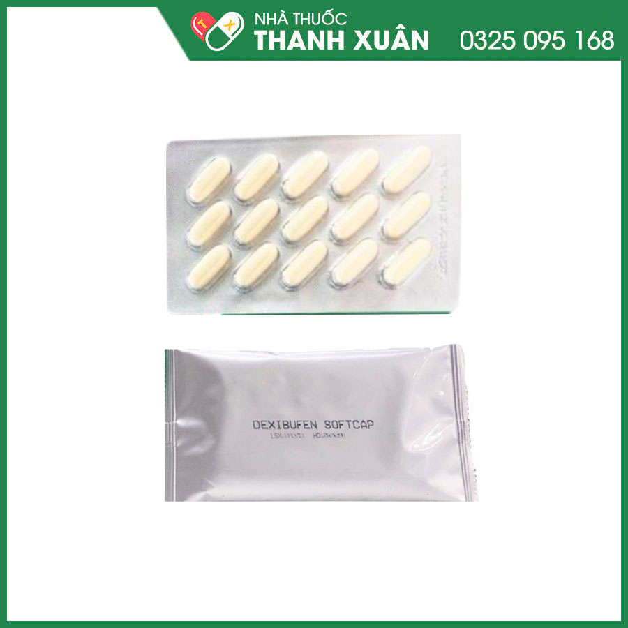 Dexibufen softcap thuốc giảm đau và viêm trong viêm khớp, giảm đau răng ...