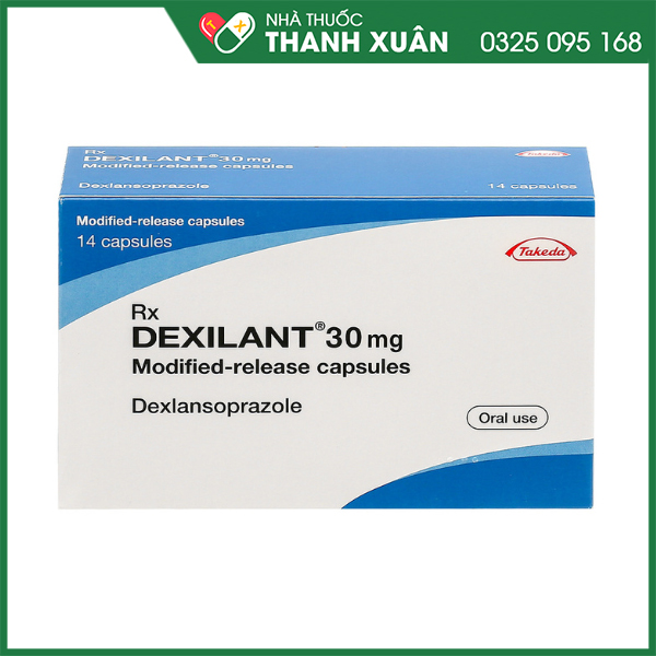 Dexilant 30mg trị trào ngược dạ dày, thực quản