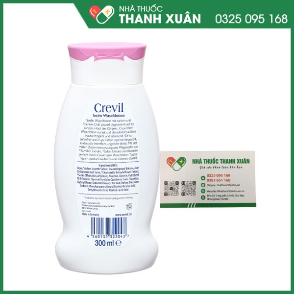 Dung dịch vệ sinh phụ nữ Crevil