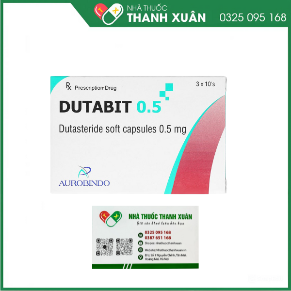 Thuốc Dutabit 0.5 điều trị phì đại tiền liệt tuyến từ trung bình đến nặng