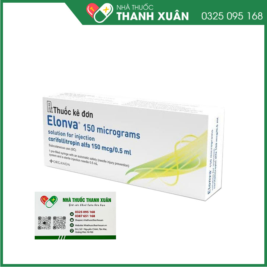 Elonva 150 Micrograms thuốc kích thích buồng trứng có kiểm soát dùng ...