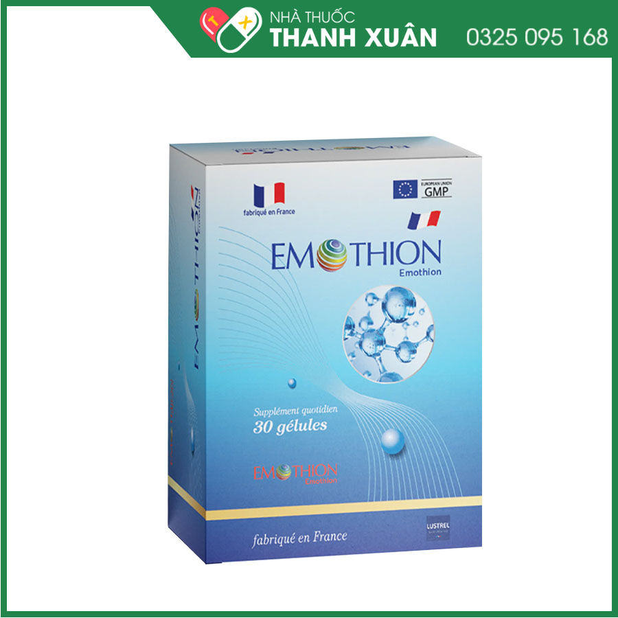 Viên uống Emothion giúp chống oxy hoá, làm đẹp da, phục hồi chức năng ...