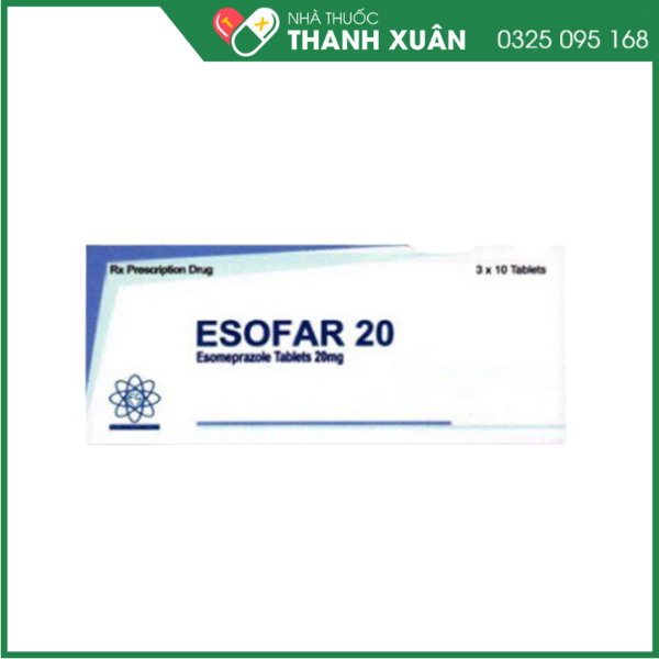 Esofar 20 điều trị loét dạ dày tá tràng lành tính. Hội chứng Zollinger ...