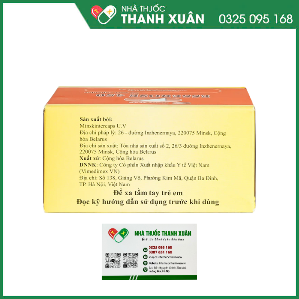 Esserose 450 cải thiện các triệu chứng bệnh lý gan