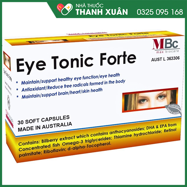 Eye Tonic Forte hỗ trợ giảm triệu chứng khô mắt