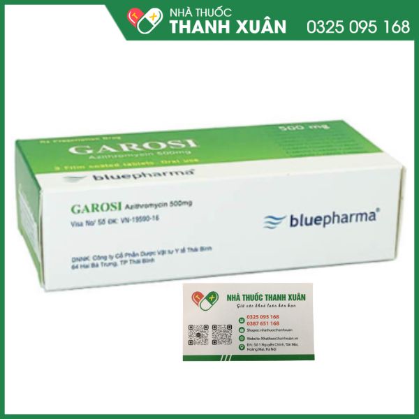 Garosi - kháng sinh điều trị nhiễm khuẩn