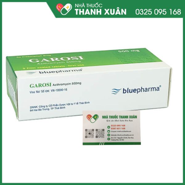 Garosi - kháng sinh điều trị nhiễm khuẩn