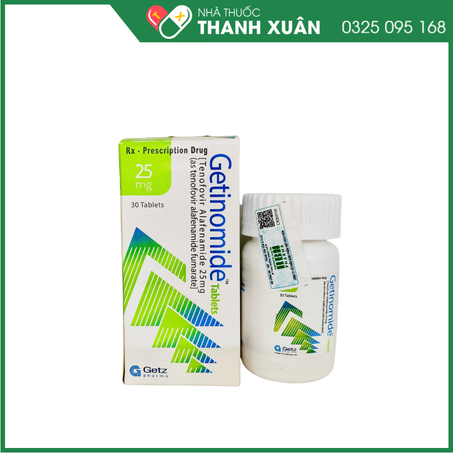 Getinomide Tablets điều trị nhiễm virus viêm gan B mạn tính (HBV)