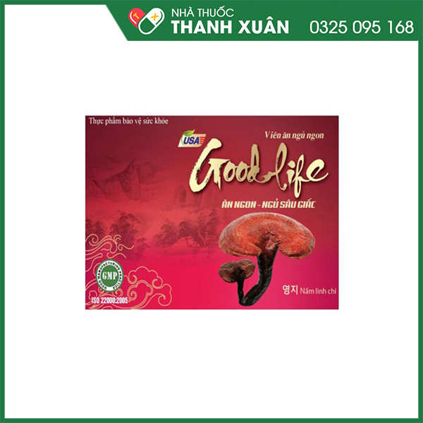 Viên ăn ngủ ngon Good Life gold dưỡng tâm, an thần