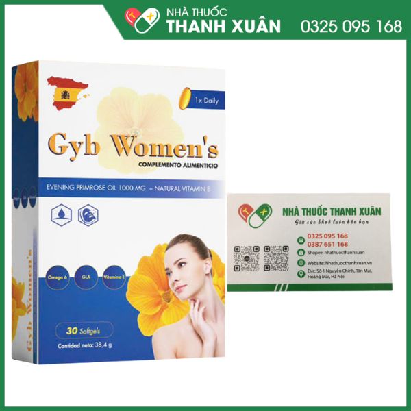 Gyb Women's Hỗ trợ giảm triệu chứng mệt mỏi, bốc hỏa, mãn kinh