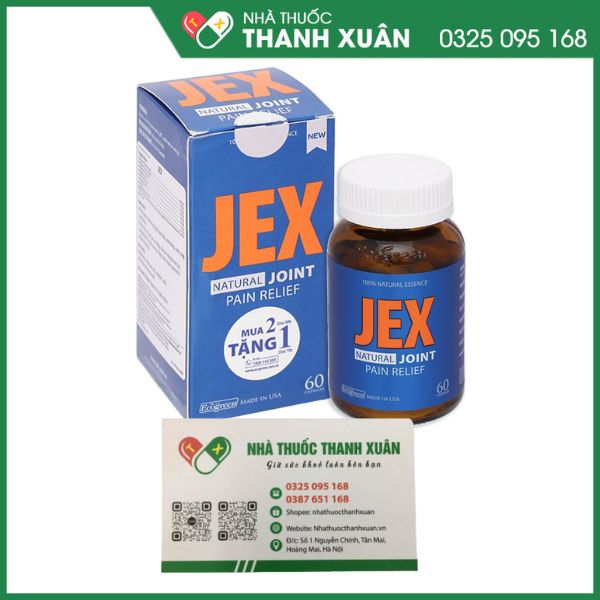 Jex Natural Joint Pain Relief bảo vẹ tái tạo sụn khớp