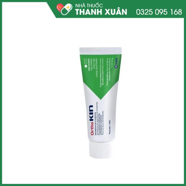 Kem đánh răng dành cho răng niềng Ortho Kin