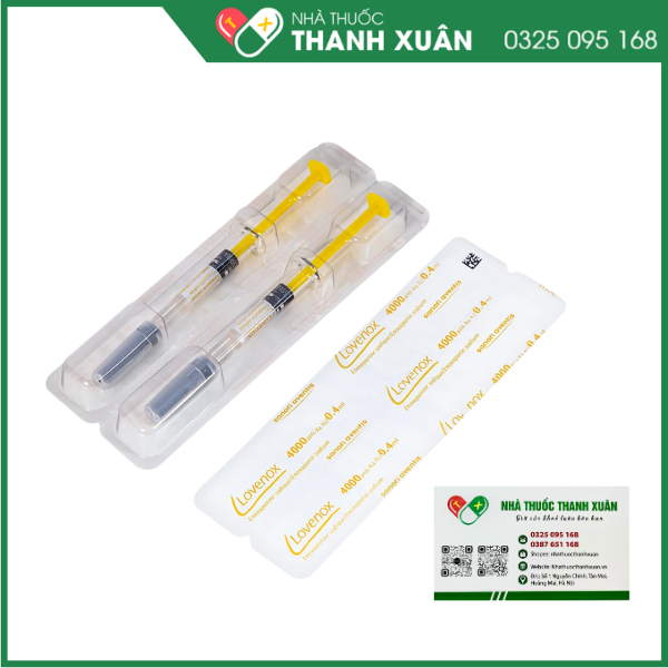 Dung dịch tiêm Lovenox 40mg/0.4ml dự phòng huyết khối