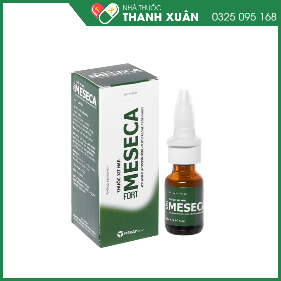 Meseca Fort điều trị các triệu chứng của viêm mũi