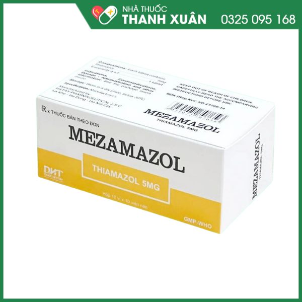 Mezamazol hỗ trợ điều trị chứng cường giáp