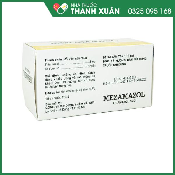 Mezamazol hỗ trợ điều trị chứng cường giáp