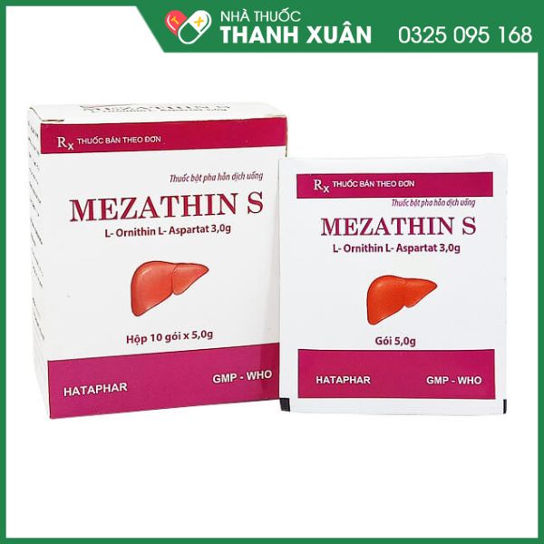 Mezathin S điều trị các chứng bệnh về gan