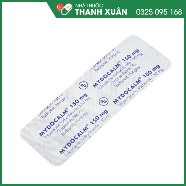 Mydocalm 150mg điều trị co cứng cơ