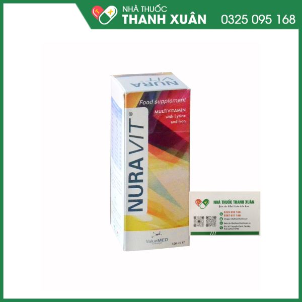 NURAVIT - Siro giúp trẻ ăn ngon, nhanh lớn