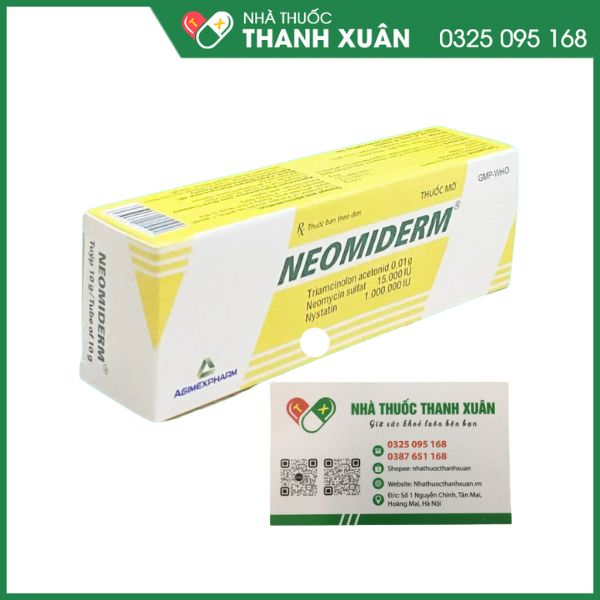 Neomiderm trị bệnh ngoài da